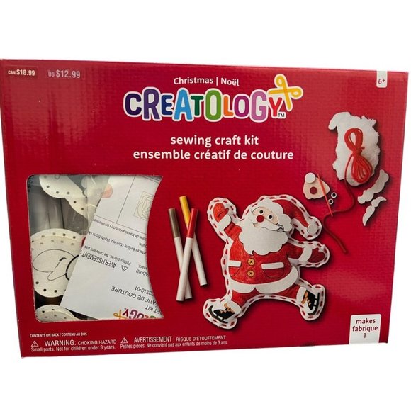 Creatology | Other | Creatology Sewing Craft Kit Santa Ages 6 | Poshmark